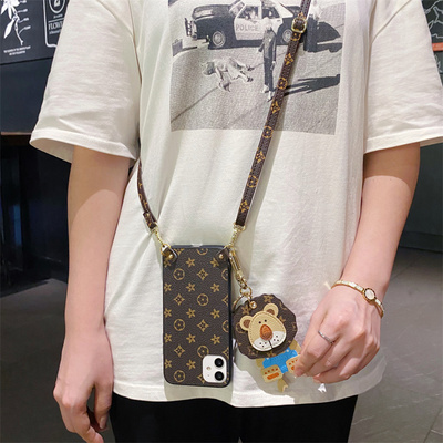 适用于华为荣耀X9B手机壳畅玩20狮子头V10背带9x欧美风20s时尚x8简约7A挂绳x50i创意V40皮质30Pro防摔手机套