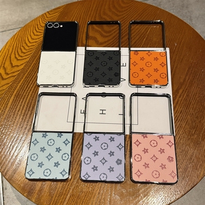 适用于三星GalaxyZFlip7手机壳新款电镀老花压印三星zflip6高级感轻奢折叠屏老花fold7创意简约男女款防摔