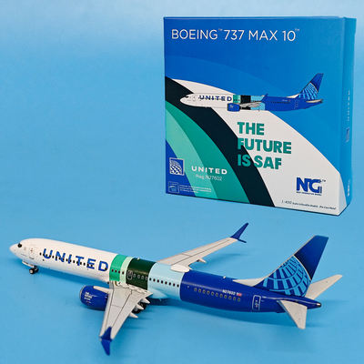 1:400美国联合航空B737MAX10客机N27602合金飞机模型摆件NG