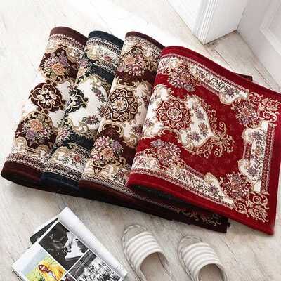 Allegro进门卧室客厅入户门可门口地毯复古欧式家用地垫垫门厅