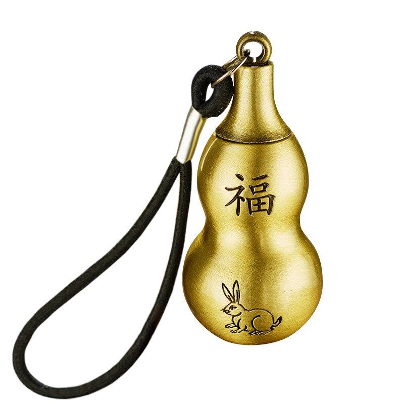 多功能万次葫芦火柴打火机钥匙挂件户外便携防水煤油火石万次火柴