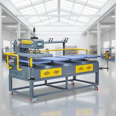 heatpress四工位气动烫画设备全自动压烫多工位印花T恤热转印机60