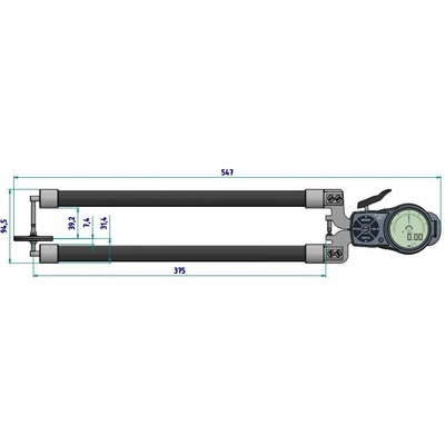 供应德国卡规全列系kroeplin数显厚度测量K8100T