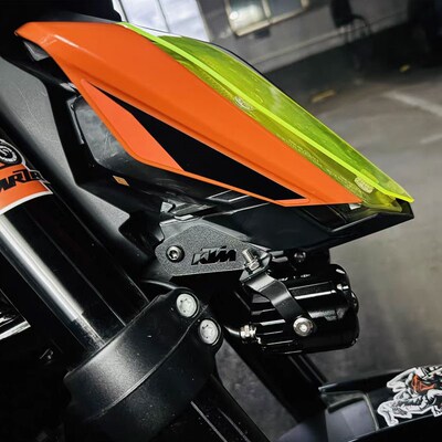 适用ktm790/890dukeu摩托车 未来之眼F150S前射灯隐藏安装支架配