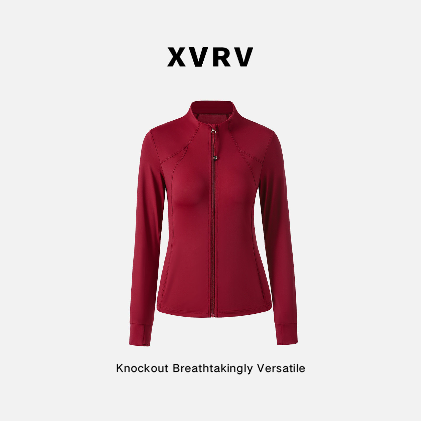 XVRV小立领弹力2026新款女防晒外套收腰运动户外健身跑步百搭外套
