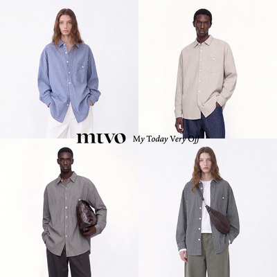 【MTVO】CLASSIC条纹衬衫