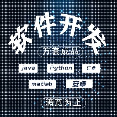 计算机程序设计JAVA代码编写MATLAB项目c+代编代做开发软件python