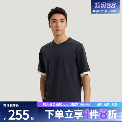 阿迪达斯男子休闲短袖KG0823