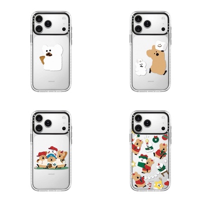 CALG圣诞柿子椒熊DINOTAENG适用苹果手机壳iphone14 15 16 17promax新款外壳高级感小众磁吸2025网红爆款