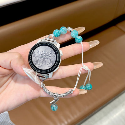 适用高驰corospace3表带PACE2新款蓝色爆裂串珠APEX2个性2pro腕带