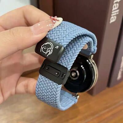 适用gt6/gt5华为手表带尼龙gt4编织watch5弹力watch4progt3荣耀2e