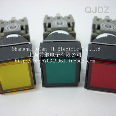 原装进口【日本富士】AH164-SGL(颜色可选)16带灯按钮开关