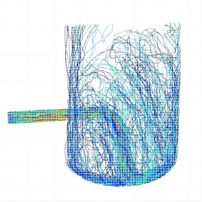 ansys彷真案例workbench有限元计算实例结果源文件流体fluent模型