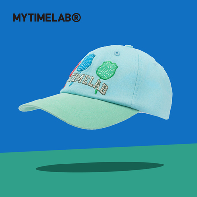 MYTIMELAB摩太潮玩玫瑰字母棒球帽刺绣字母纯色鸭舌帽运动百搭
