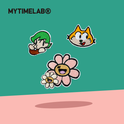 MYTIMELAB摩太潮玩MONITA派对刺绣别针个性小挂件装饰包挂胸针3个