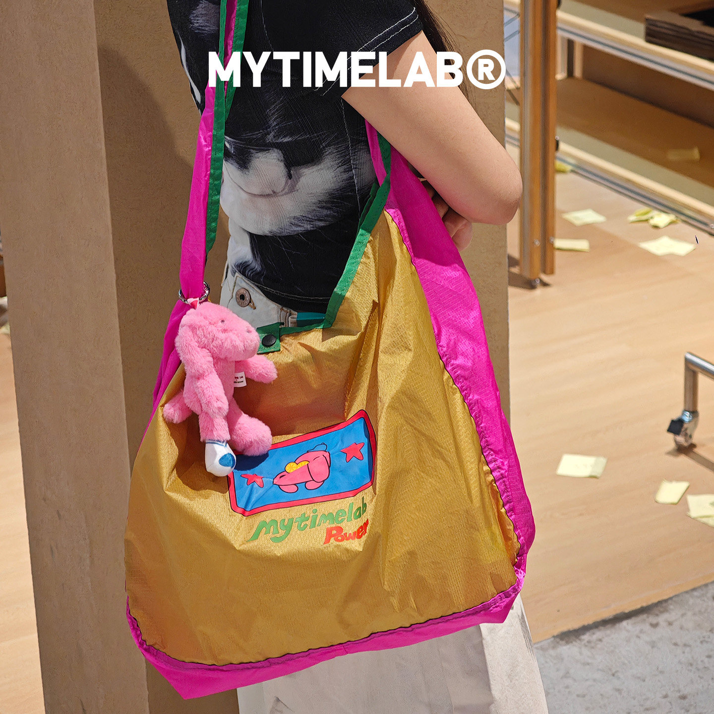 MYTIMELAB摩太潮玩PD大容量丢丢包轻便多巴胺单肩包斜挎手提百搭