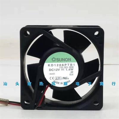 议价台湾建准SUNONKD1206PTB112v1.4W6025静音散热风扇60*60*25MM