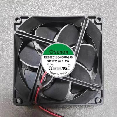 议价SUNON/建准EE90251S3-000U-99912V1.1W电脑机箱静音散热风扇