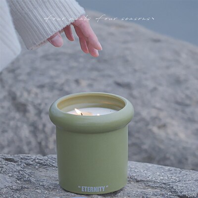 《情绪森林》超大罐515g精油香薰蜡烛礼盒卧室内房间女生淡香摆件