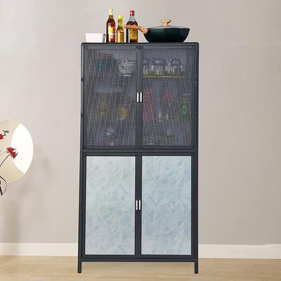 厨房橱阳柜柜多功能铝合金柜台储柜茶水简易33595组装物碗柜剩菜