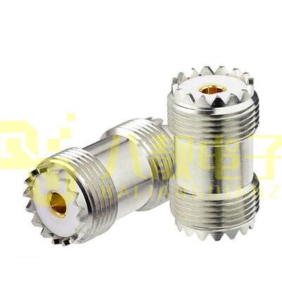 高频头M头母头双通UHF-KK SL16-JJ直通头无线电台车载天线转接头