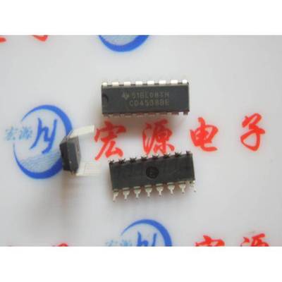 CD4538 逻辑芯片 CD14538BE 集成 HEF4538 DIP16 TI德州