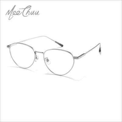 MeeChuu超轻β钛近视眼镜女款韩系素颜可配度数大框防蓝光眼镜架
