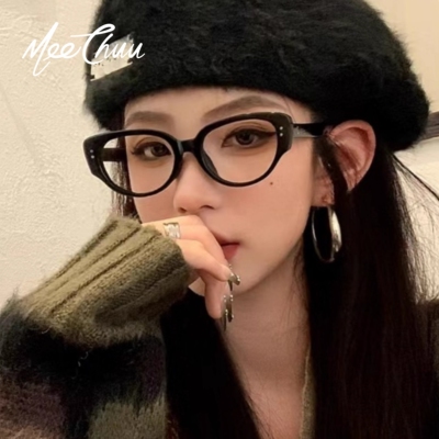 MeeChuu猫眼防蓝光近视眼镜女