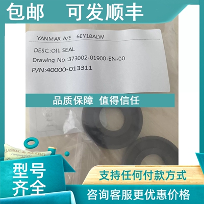 议价Yanmar 6EY18ALW OIL SEAL 40000-013311