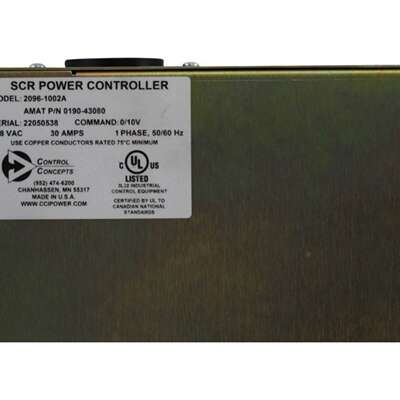 AMAT 0190-43080 CONTROL CONCEP