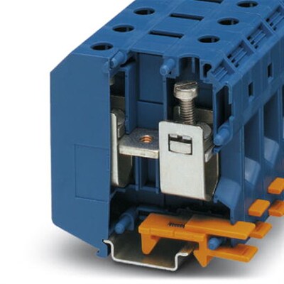 菲尼克斯 大电流端子 UKH 50 BU  3009105蓝色接线端子零线端子