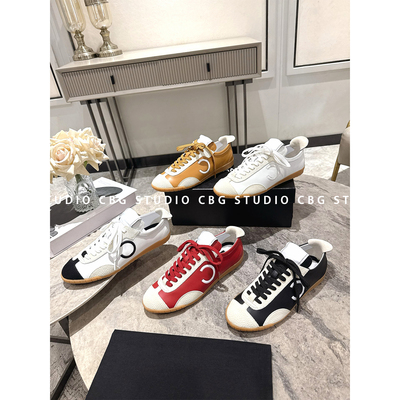 CBG 软到想哭 26ss春季新款小香风拼色德训鞋女平底26p运动休闲鞋