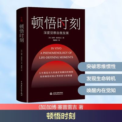 正版图书】顿悟时刻9787517087496加博塞普雷吉著水利水电出版社