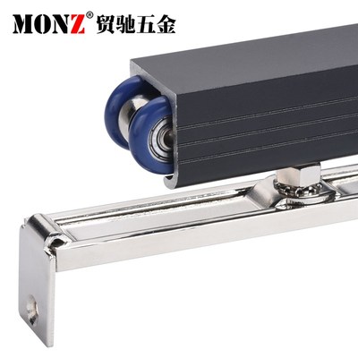 贸驰五金吊轮厨房卫生间木门移门推拉门吊滑轮轨道吊轨上滑轨配件