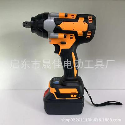 无刷大扭矩电动扳手汽修扳手充电式锂电扳手600N风炮外贸