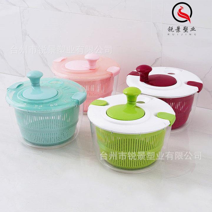 沙拉脱水器大号手动果蔬甩水器蔬菜水果清洗机果蔬甩干机商用沙拉