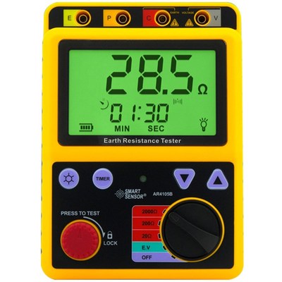 希玛 AR4105B高精度接地电阻测试仪电阻仪 数显接地电压测量仪表