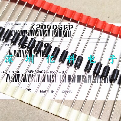 K2000G K2000GRP 原装力特 双向电压触发二极管 直插DO-15二极管