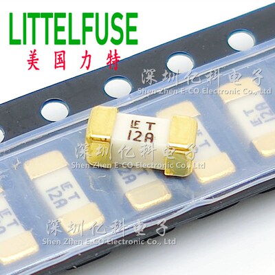 0452012.MRL进口美国力特1808 LF T12A 慢熔 72V贴片陶瓷保险丝管