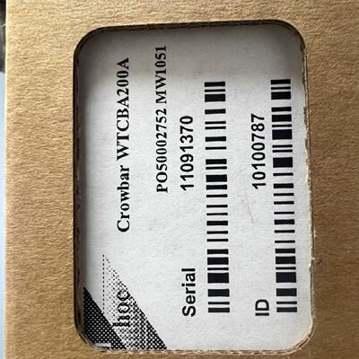 议价Crowbar WTCBA200A超导模块全新现货