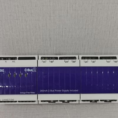 CLIPSAL CBUS2 L5504RVF20LE5504TRVF20 4CHANNEL VOLTAGE FREE R