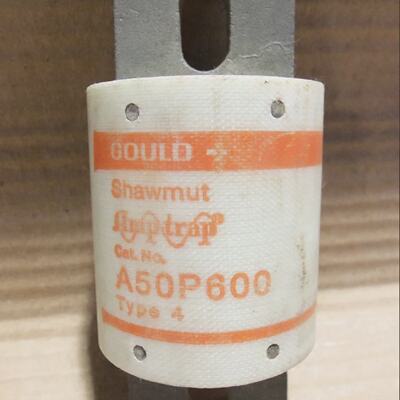 NEW GOULD SHAWMUT A50P6004 Semiconductor Type 4 Fuse 600amps