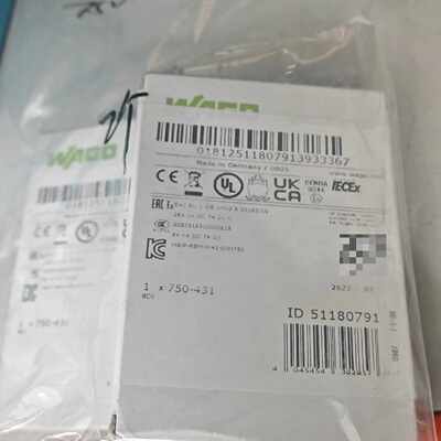 全新原装WAGO万可模块750431德国制造品质保证议价