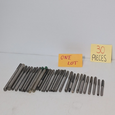 Lotof30ChuckingReamers,VaryingTypes,Manufacturersand