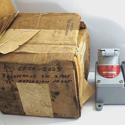 EFSR2023 APPLETON EXPLOSION PROOF SWITCH TWO GANG MADE IN US