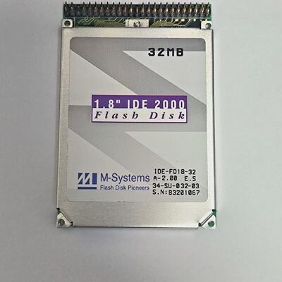 MSystems1.8英寸IDE32MBIDE闪存盘IDEFD183234SU03203