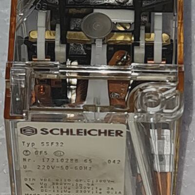 SCHLEICHER TYPE SSF32 STEPPING RELAY 220V 5060Hz 17210288 65