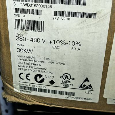 6SE6430-2AD33-0DA0全新开封了议价两议价