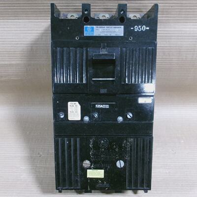 GE TB TB43F TB43125 3 pole 125 amp 600vTri Break Circuit Bre