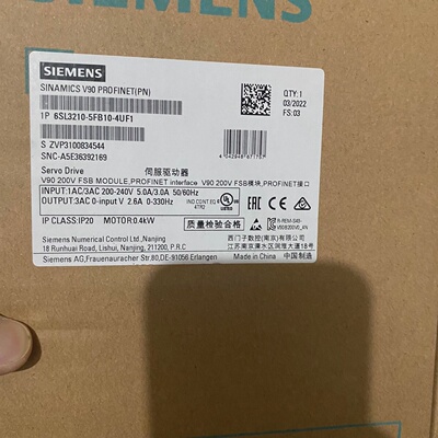 伺服驱动器型号6SL32105FB104UF1-询